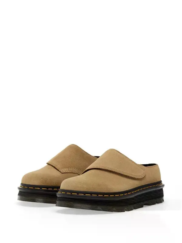 Dr. Martens Zebzag Anywair Touch-strap Suede Sneakers - Neutrals