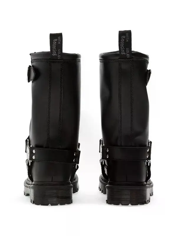 Dr. Martens Aniston Strap Buckle-detail Boots