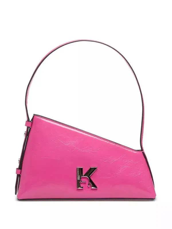 Karl Lagerfeld Geo Asymmetric Shoulder Bag - Pink
