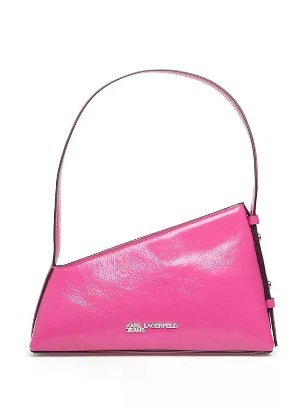 Karl Lagerfeld Geo Asymmetric Shoulder Bag - Pink