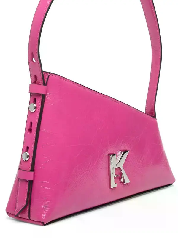 Karl Lagerfeld Geo Asymmetric Shoulder Bag - Pink