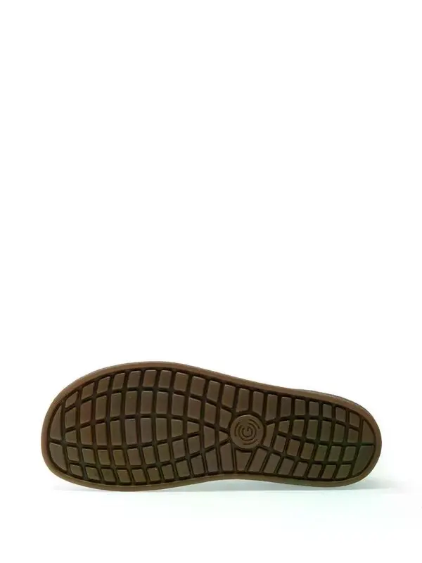 GROUNDS Panama Leather Sneakers