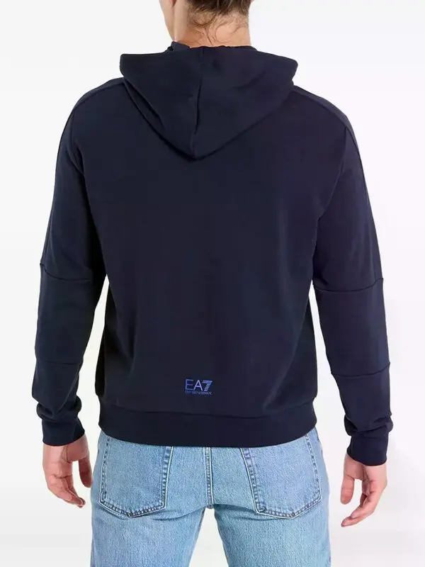 EA7 Logo-print Hoodie