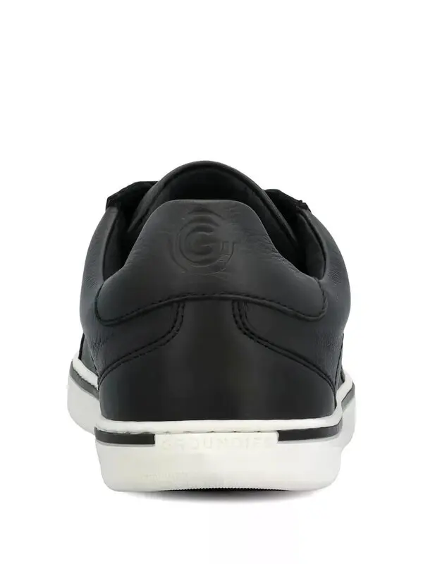GROUNDS Galaxy Leather Sneakers - Black
