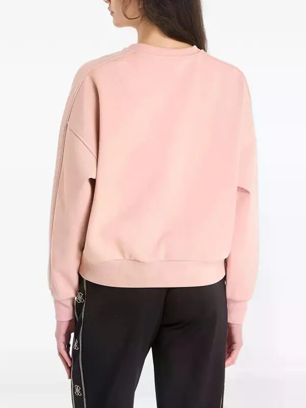 Guess Logo Studded Sweatshirt - Pink