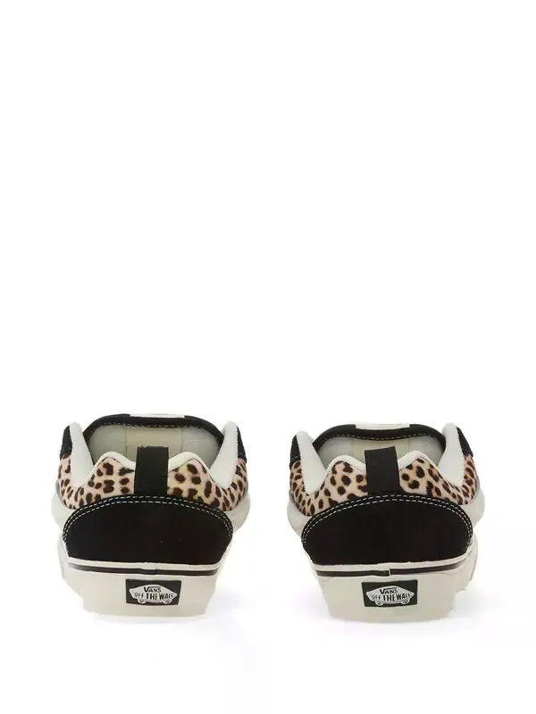 VANS Knu Skool Leopard-print Sneakers - Black