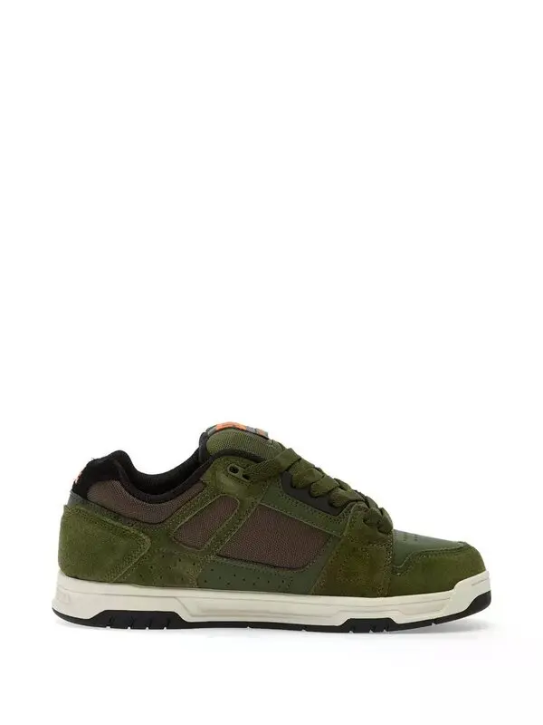 DC SHOES Suede Panelled Perforated Sneakers