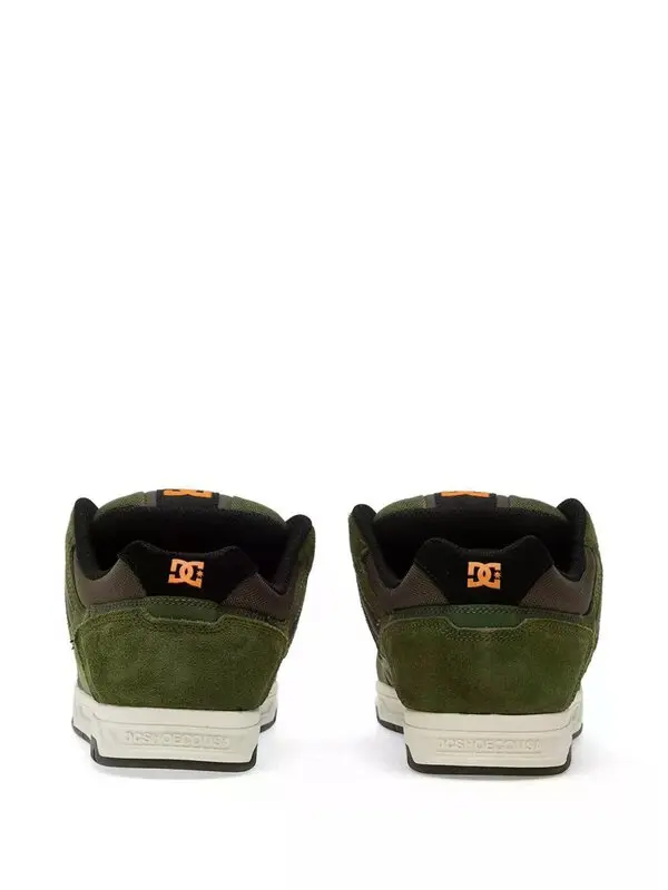 DC SHOES Suede Panelled Perforated Sneakers