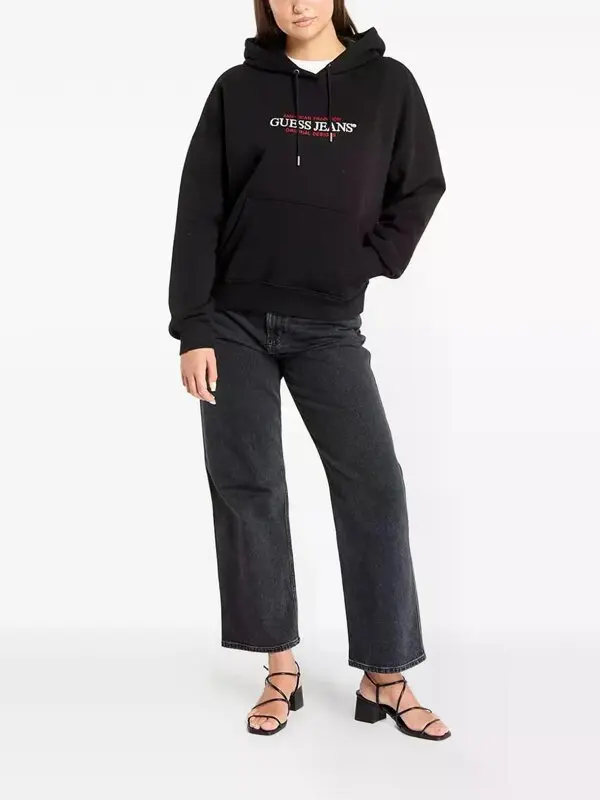 Guess Logo-print Drawstring Hoodie