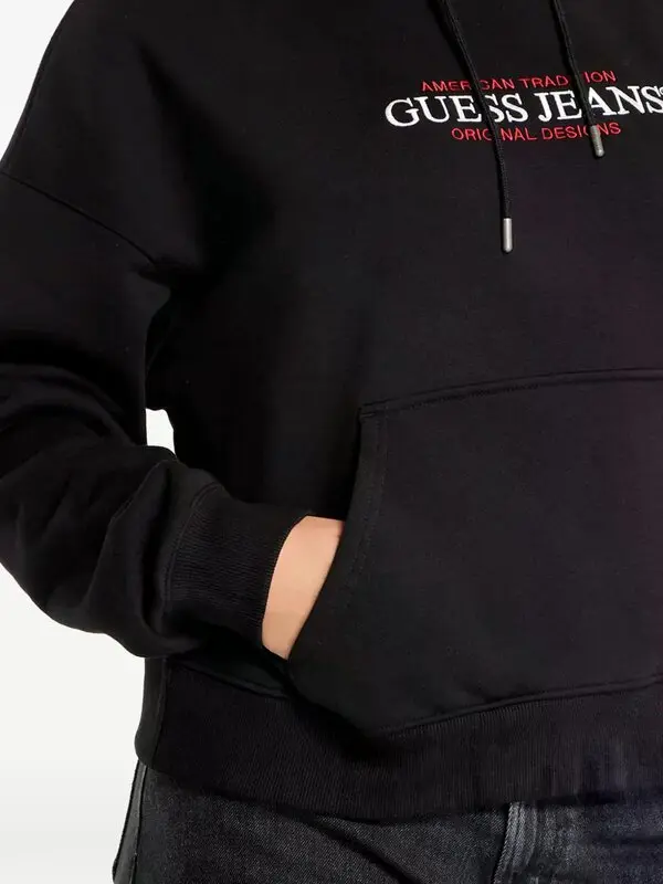 Guess Logo-print Drawstring Hoodie