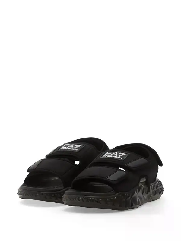 EA7 Kombat Touch-strap Sandals