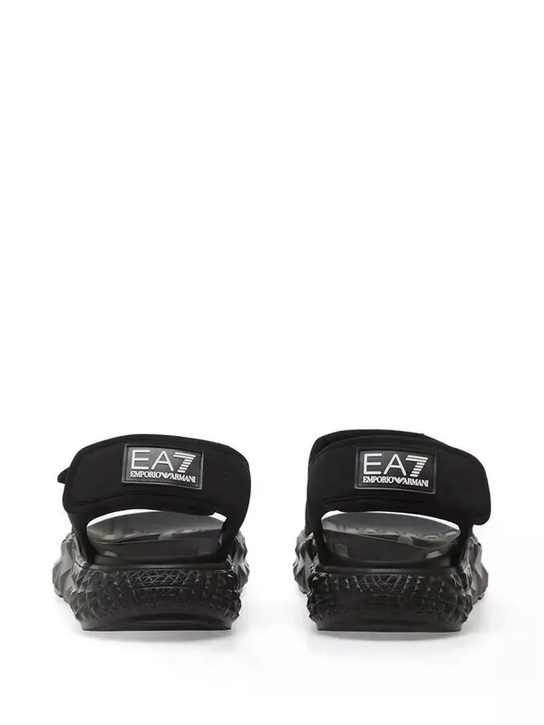 EA7 Kombat Touch-strap Sandals