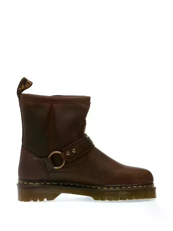 Dr. Martens Aniston Harness Leather Boots