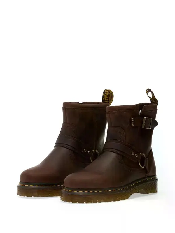 Dr. Martens Aniston Harness Leather Boots