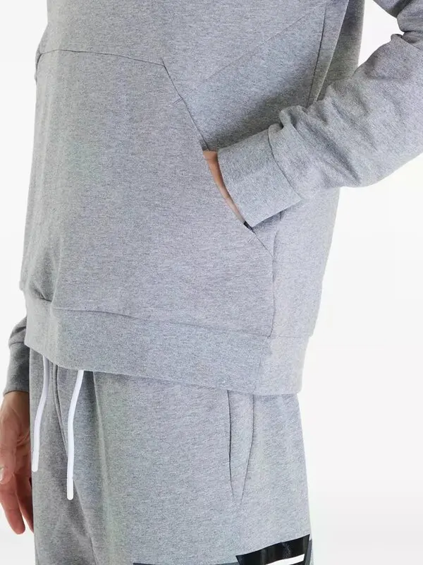 EA7 Logo-print Drawstring Hoodie