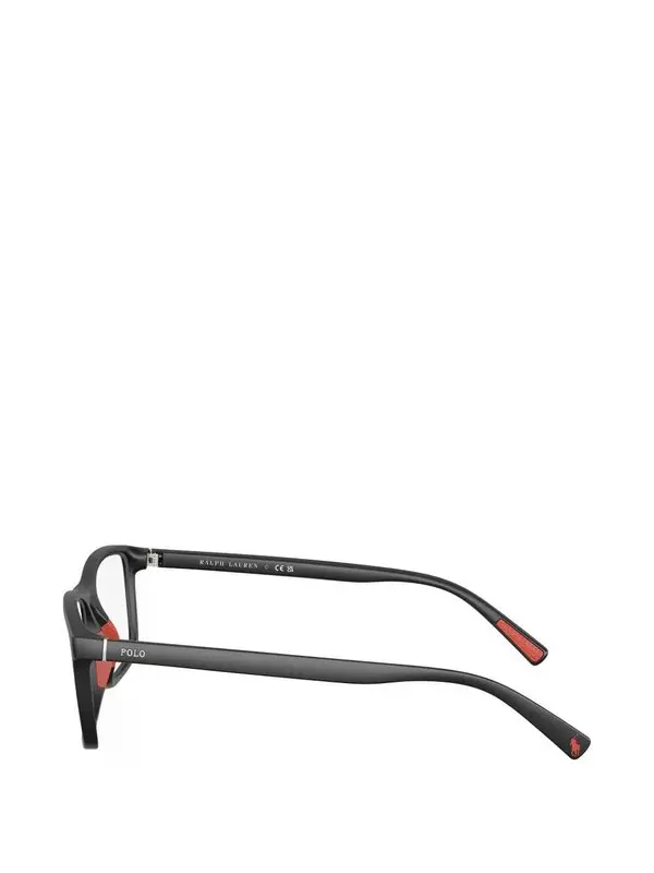 POLO RALPH LAUREN EYEWEAR Matte Rectangle Eyeglasses