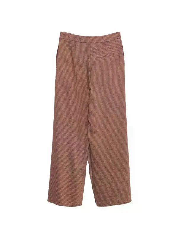 ALYSI Striped Wrap Trousers