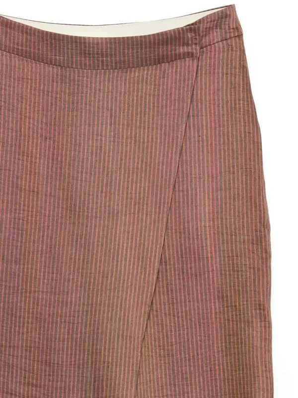 ALYSI Striped Wrap Trousers