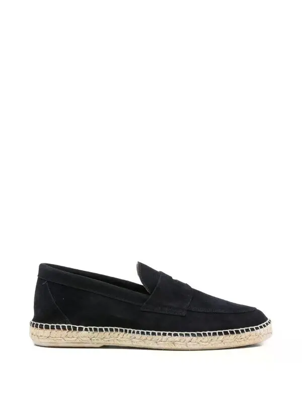 ABARCA Suede Espadrille Loafers - Blue