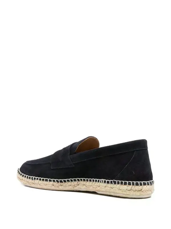 ABARCA Suede Espadrille Loafers - Blue