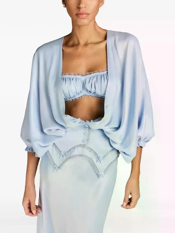 MARK-OFF Lina Puff-sleeved Blouse