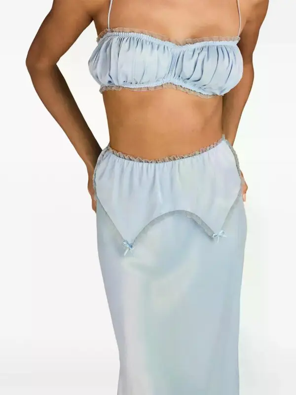 MARK-OFF Polina Satin Maxi Skirt
