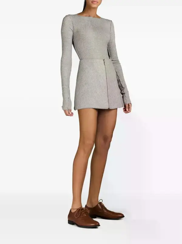 MARK-OFF Zip-up Mini Skirt