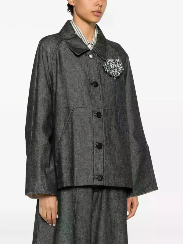 Soh Brooch-detail Jacket