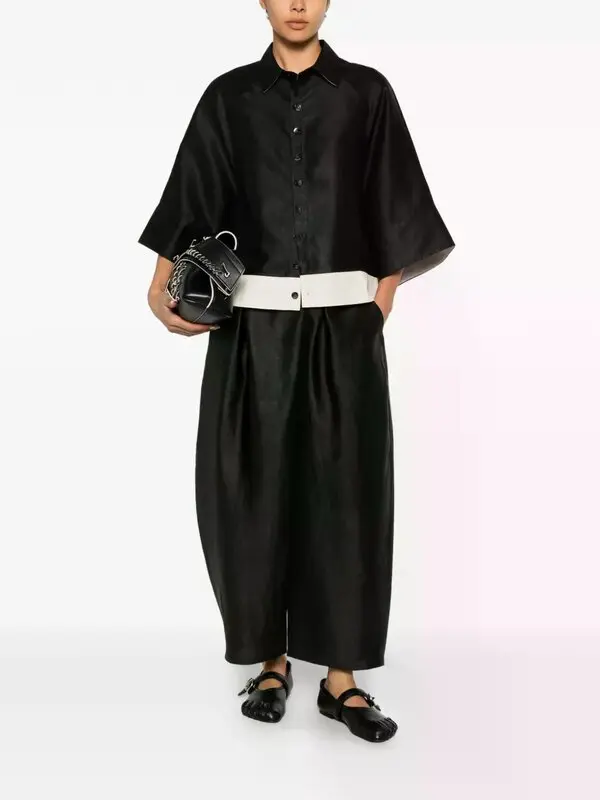 Soh Contrast-hem Shirt