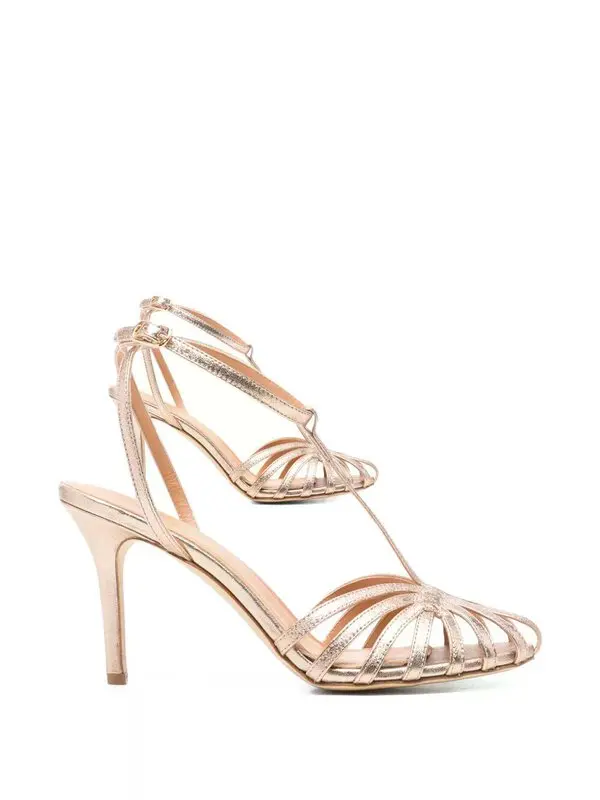 THE SELLER T-bar Stiletto Heel Sandals