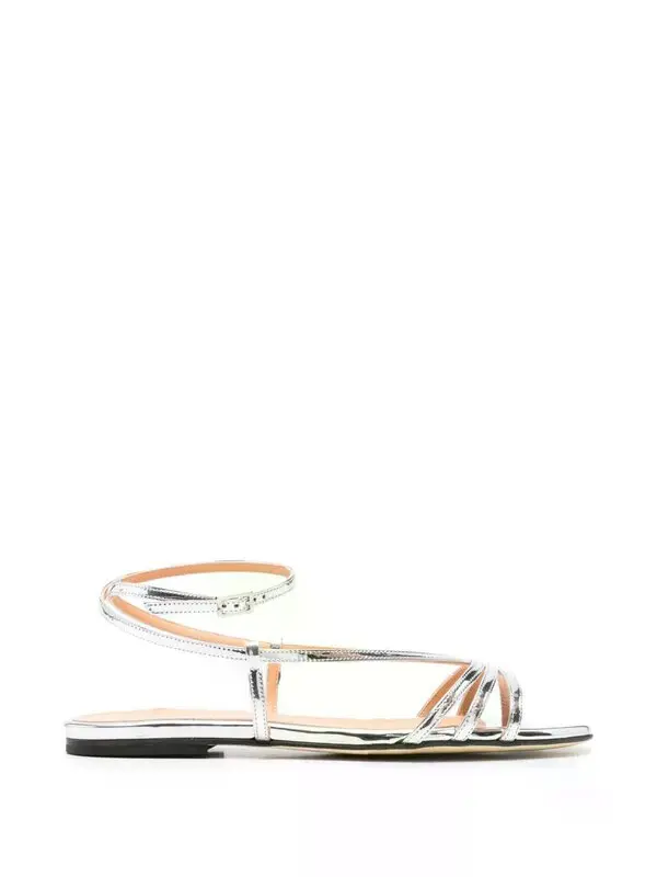 THE SELLER Metallic Multi-strap Sandals