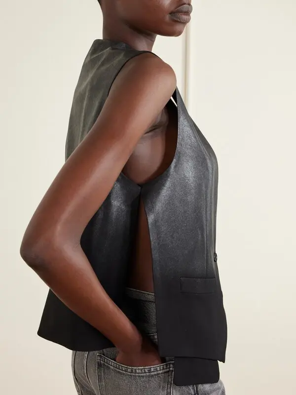Acne Studios Degradé Coated-woven Vest