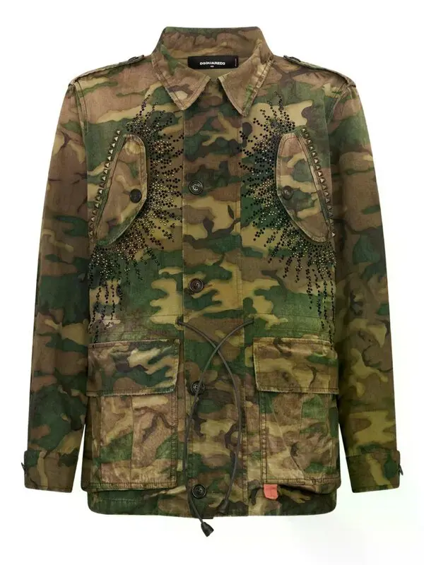 Dsquared2 Rebel Tag Camouflage Jacket