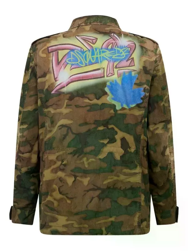 Dsquared2 Rebel Tag Camouflage Jacket