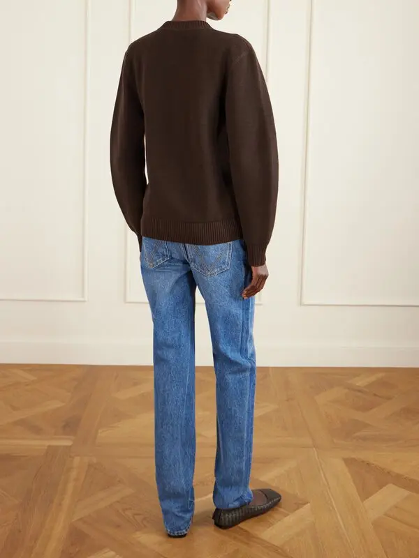 Bottega Veneta Wool Cardigan With Engraved Buttons