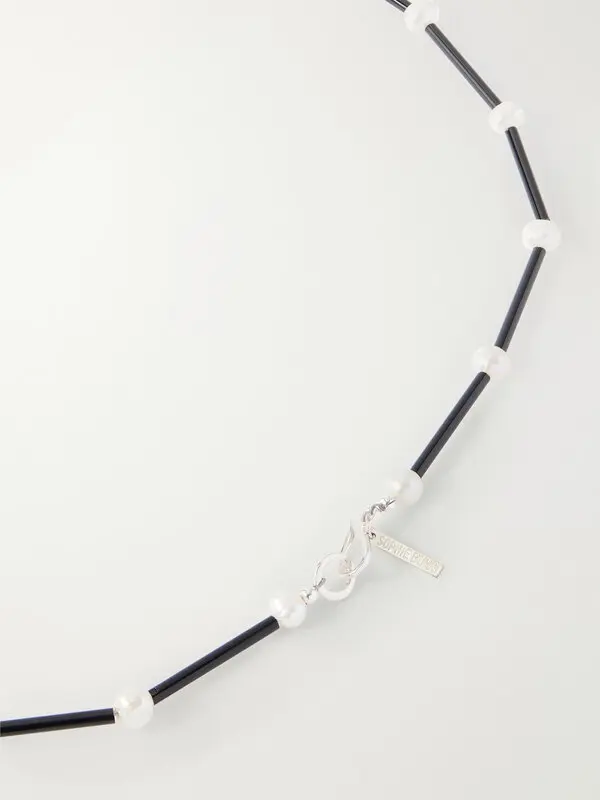 SOPHIE BUHAI Osiris Pearl And Glass Necklace