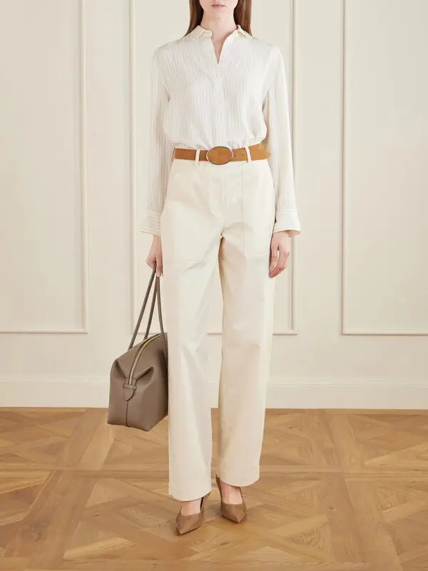 GIANVITO ROSSI 55 Suede Pumps - Neutrals