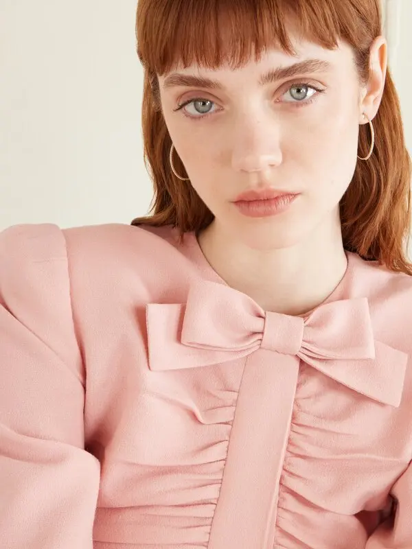 STONE AND STRAND Rhodium-plated 10-karat Hoop Earrings