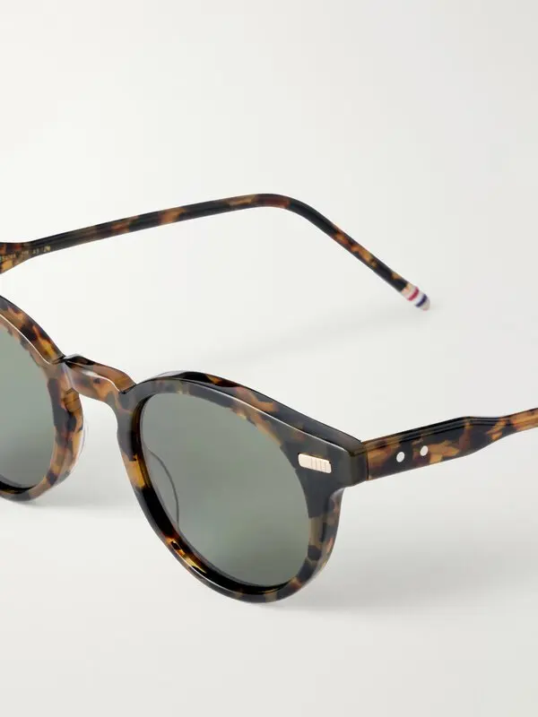Thom Browne Round-frame Sunglasses - Brown