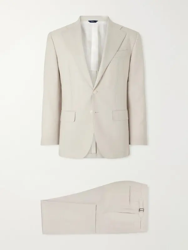 Thom Sweeney Wool Suit - Neutrals