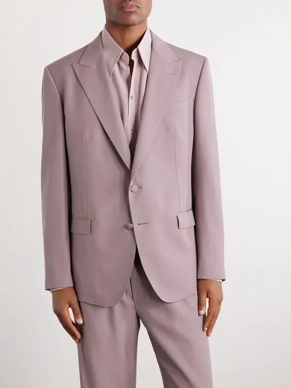 Dolce & Gabbana Taormina Wool Blazer - Pink