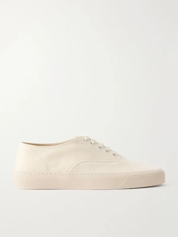 MORJAS Deck Canvas Sneakers - Neutrals