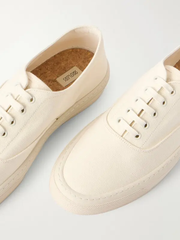 MORJAS Deck Canvas Sneakers - Neutrals