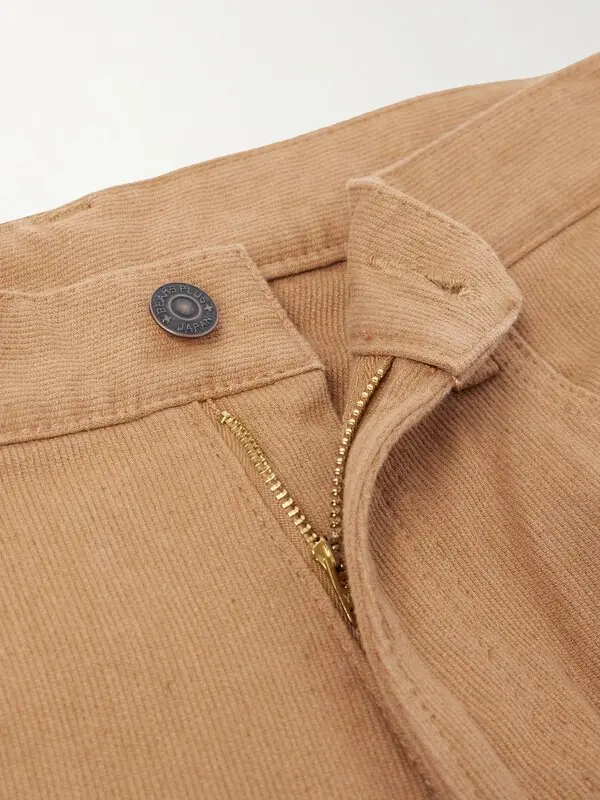 BEAMS Straight-leg Piqué Cotton Trousers