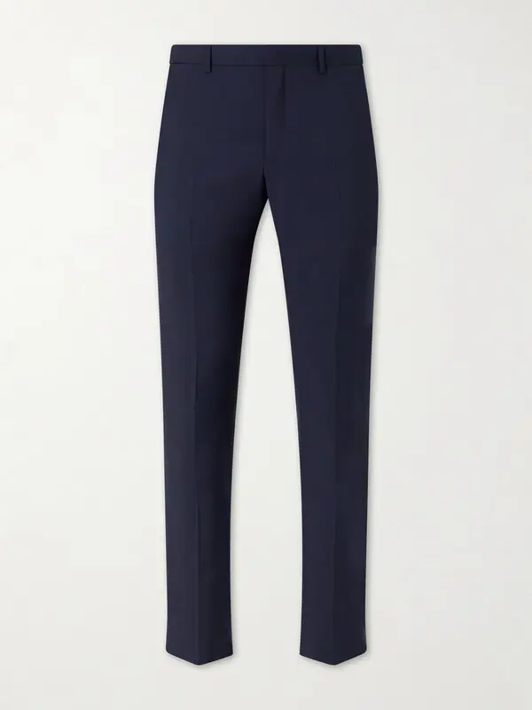 Brioni Trevi Pleated Wool-mohair Blend Trousers