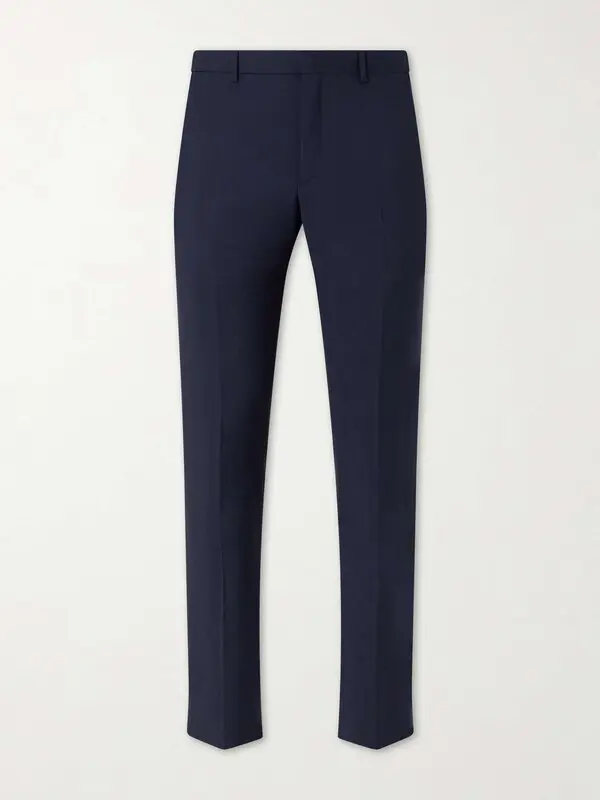 Brioni Trevi Pleated Wool-mohair Blend Trousers