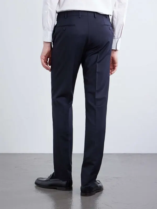 Brioni Trevi Pleated Wool-mohair Blend Trousers