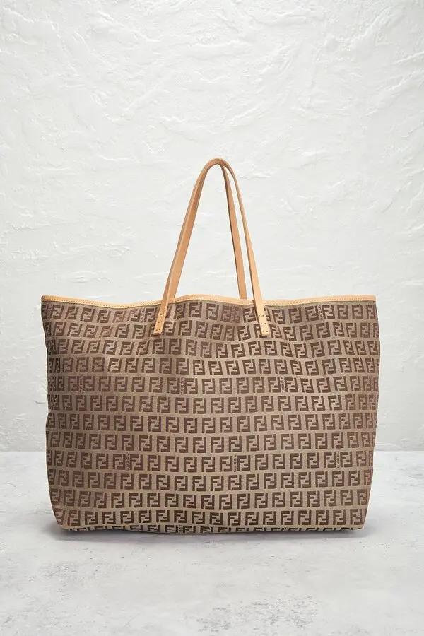 Fendi Zucchino Roll Tote Bag
