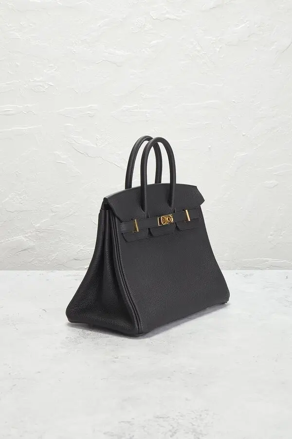 Hermès Togo Birkin 25 Handbag - Black