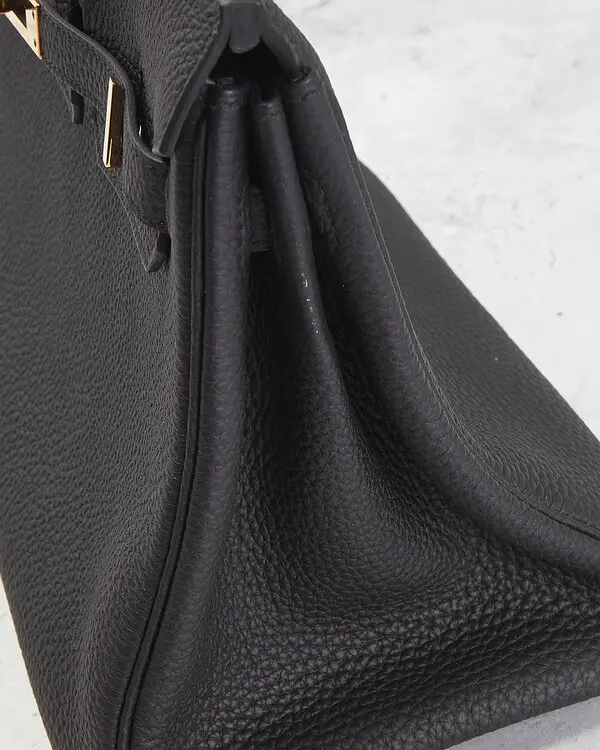 FWRD RENEW Togo Birkin 25 Handbag - Noir